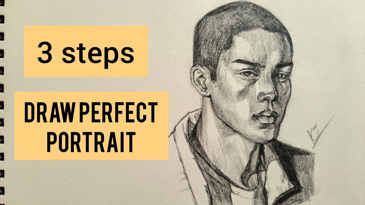 How to draw a Portrait|| Best Practice for Beginners‼️ - YouTube