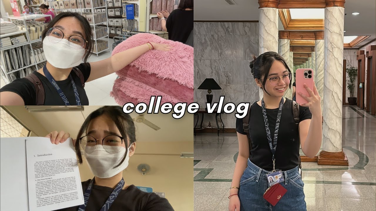 COLLEGE VLOG 💌 | shopping for my NEW college condo, studying in the ...