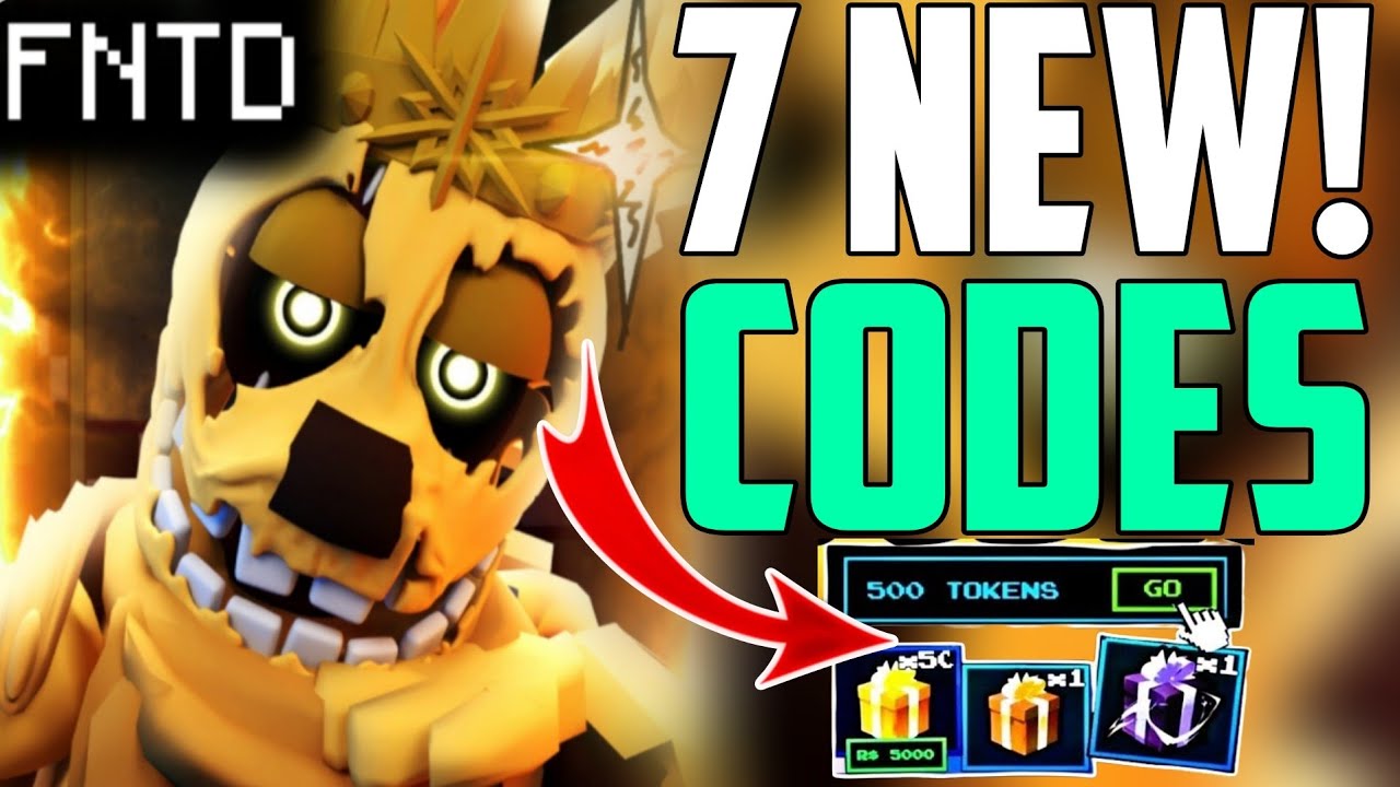 ⚡UPDATE FNTD CODES⚡FIVE NIGHTS TOWER DEFENSE CODES - ROBLOX CODES FOR ...