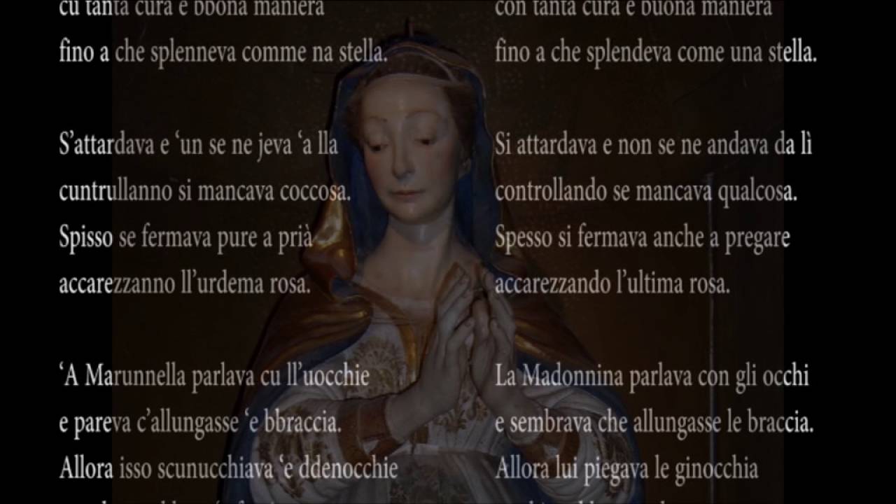 'A CAPPELLA VUTIVA Poesia di Fausto Marseglia - YouTube