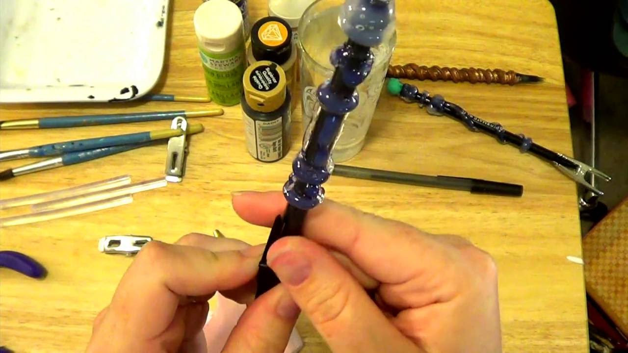Harry Potter Wand Pen Tutorial - YouTube