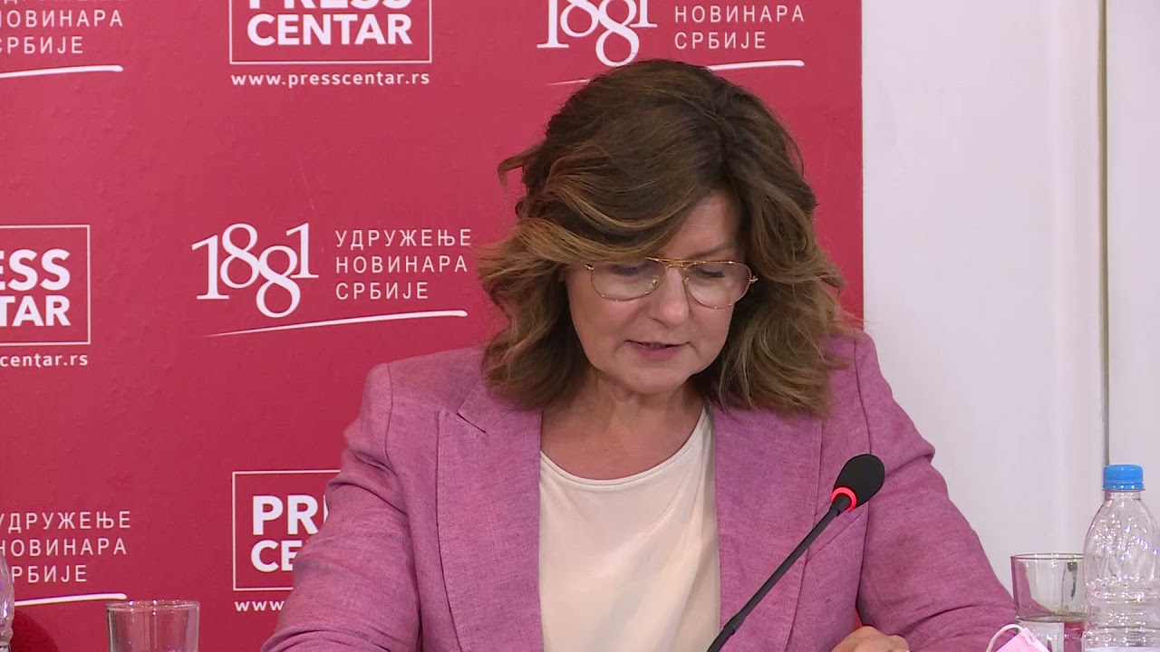 Beograd, Borka Jeremic zamenica direktora UNFPA za Srbiju, o podacima ...