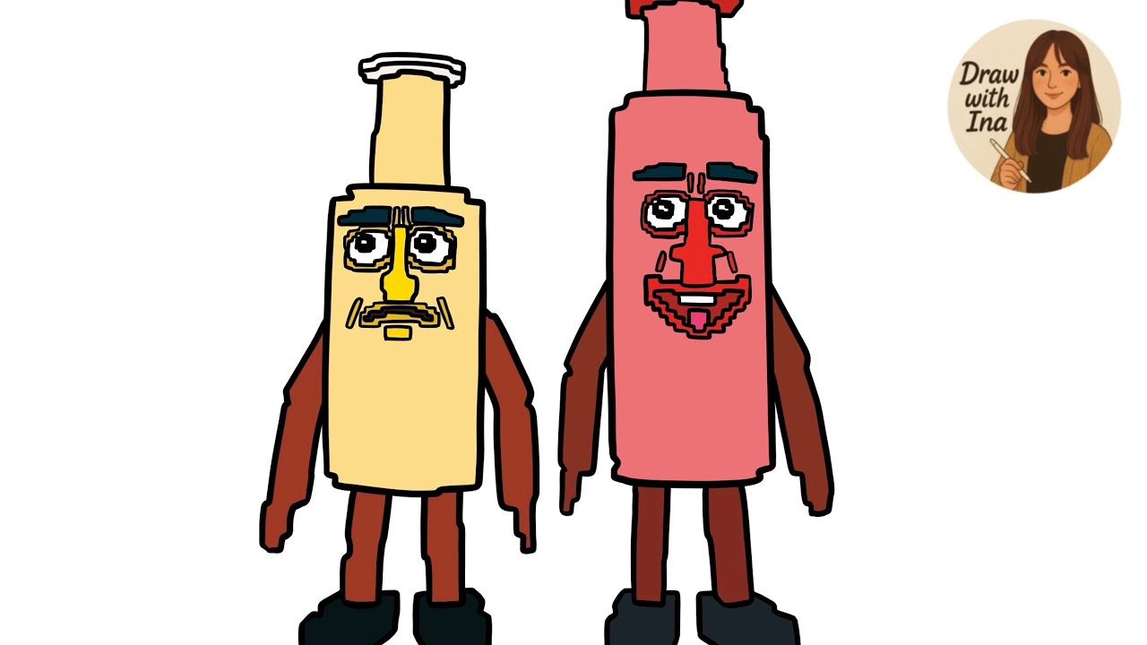 How to draw Ketchuru and Musturu from Steal a Brainrot (Roblox )- Step ...