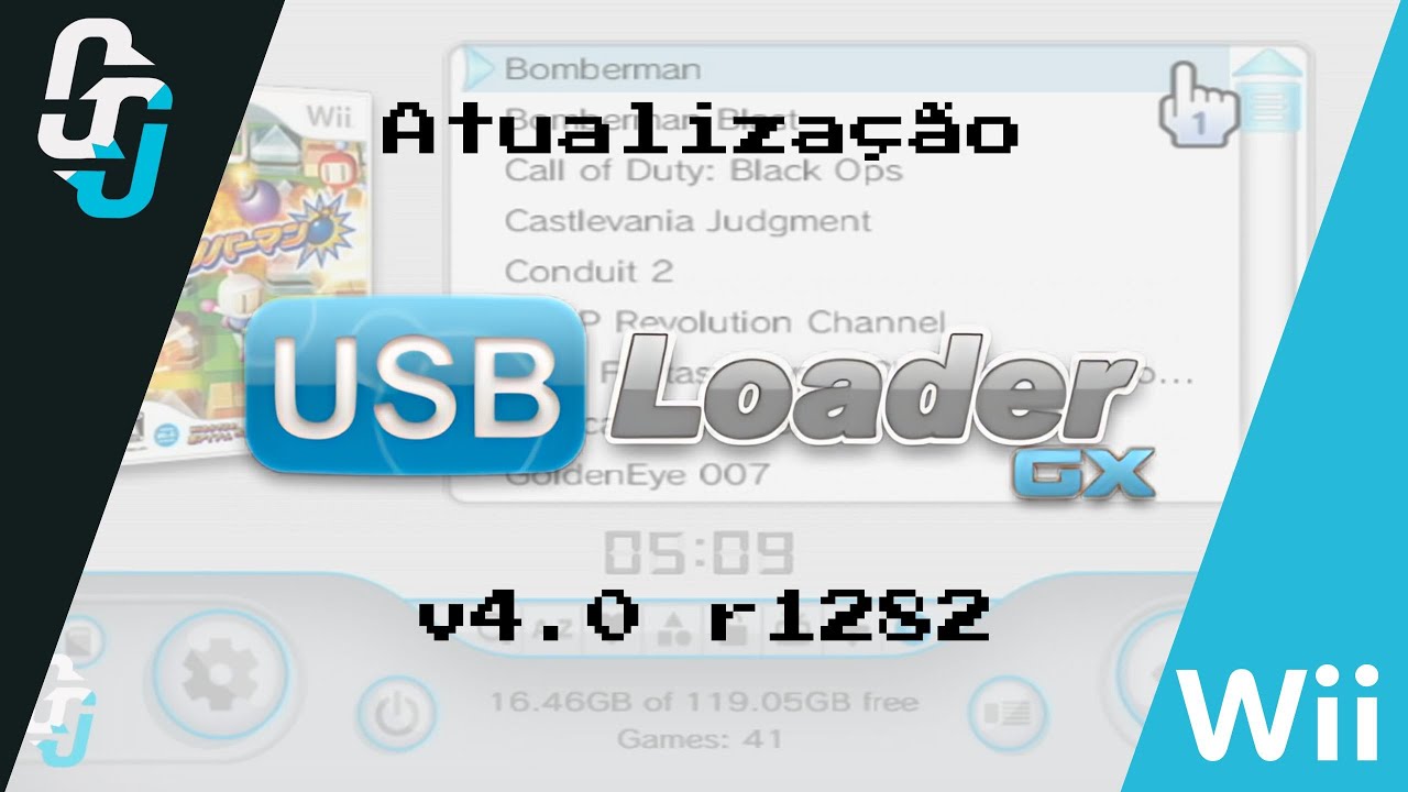 Atualização: USB Loader GX v4.0 r1282 (25/06/2025) e r1283 (04/07/2025 ...