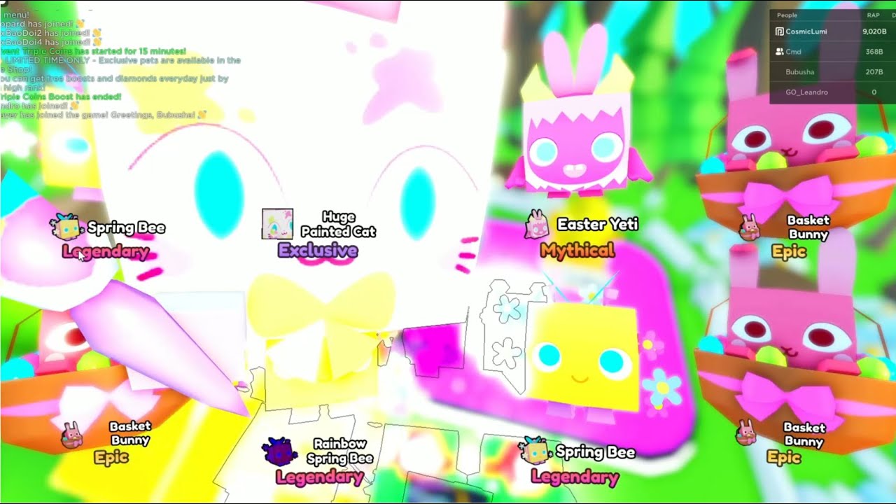 I hatched a *🎨🐇HUGE PAINTED CAT🐇🎨* ON CAMERA - Pet Simulator X! - YouTube