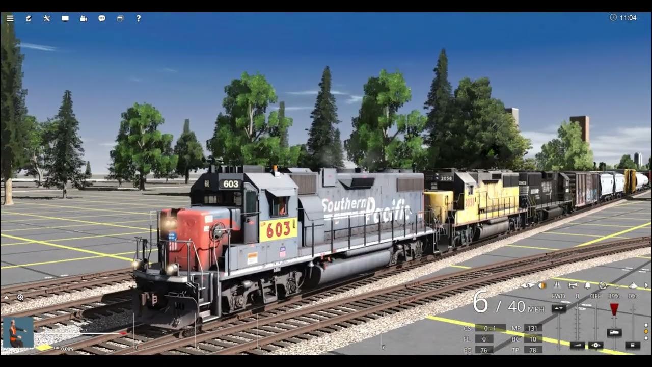 Trainz 2022: RRMODS UP GP38-2 ex SP RCL Drive - YouTube