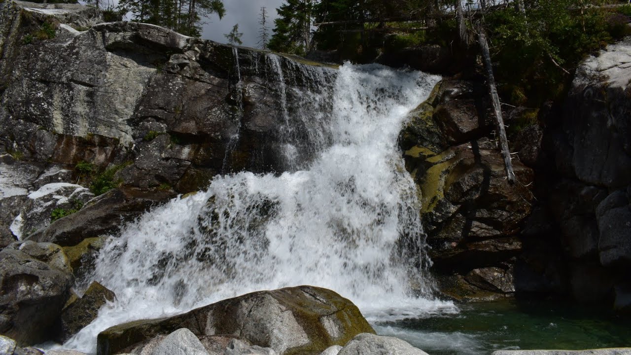 Vodopady studeneho potoka (Cold creek Waterfalls Slovakia) and Téryho ...