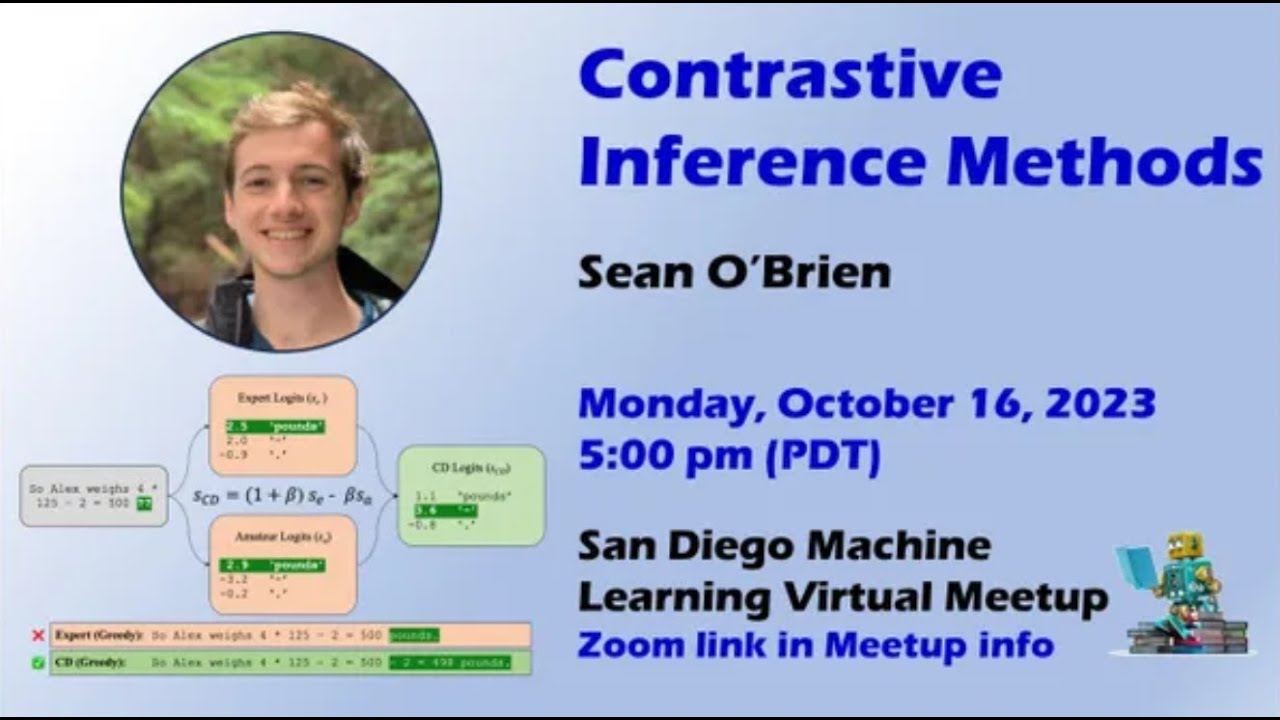 Contrastive Inference Methods - YouTube