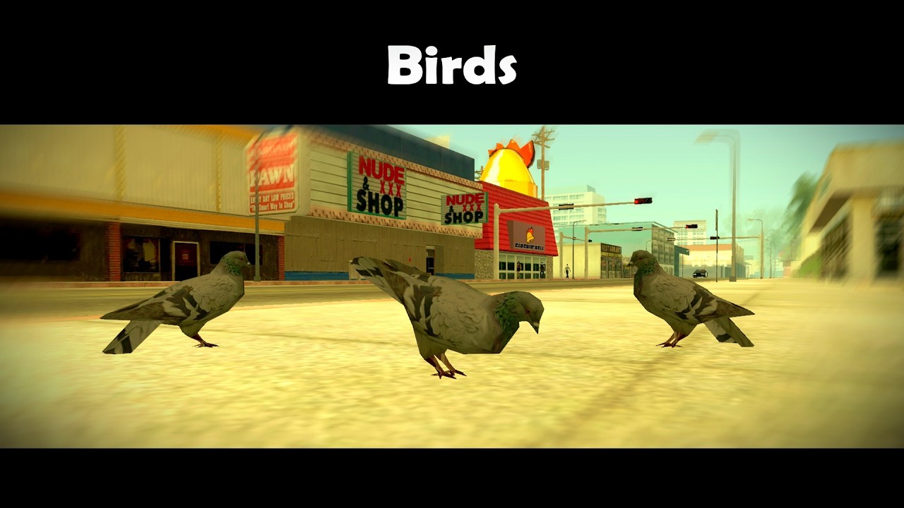 Birds для GTA San Andreas