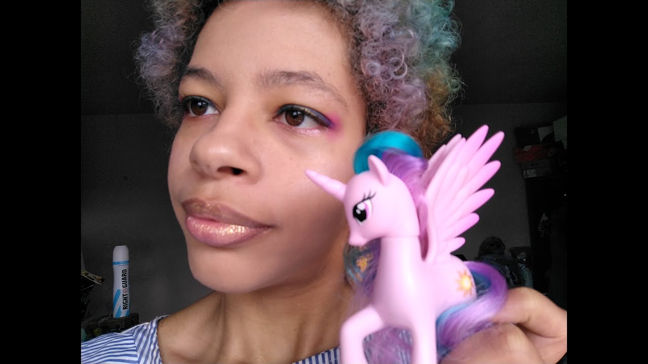 My little pony inspired makeup tutorial - YouTube