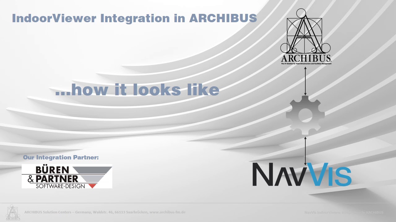 Archibus - Integration of NavVis Indoor Viewer OVERVIEW in english ...