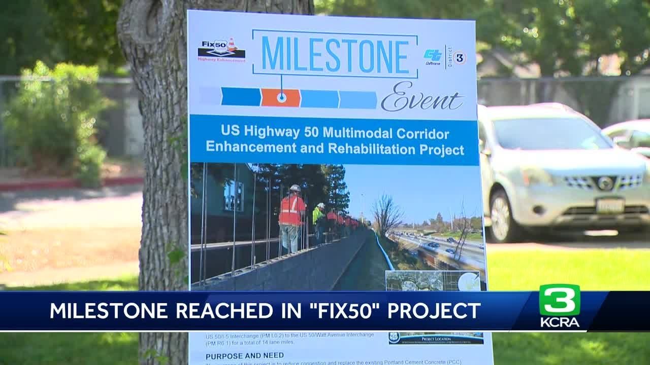 'Fix-50' highway project almost 75 percent completed, Caltrans ...