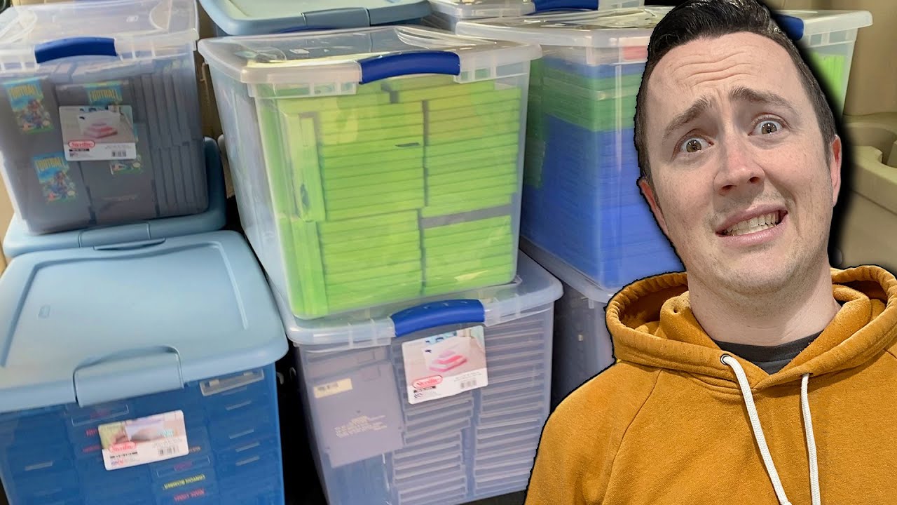 Preparing to sell 5,000 Video Games in 1 DAY. - YouTube