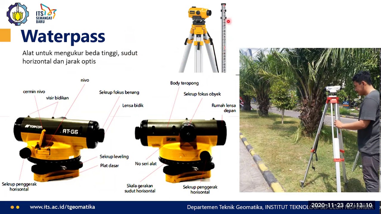 Mengenal Peralatan Survei Dasar; Elementary Surveying Equipment - YouTube