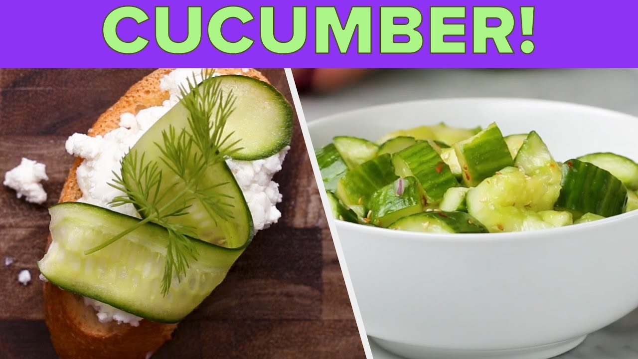 All The Ways You Can Eat Cucumber • Tasty Recipes - YouTube