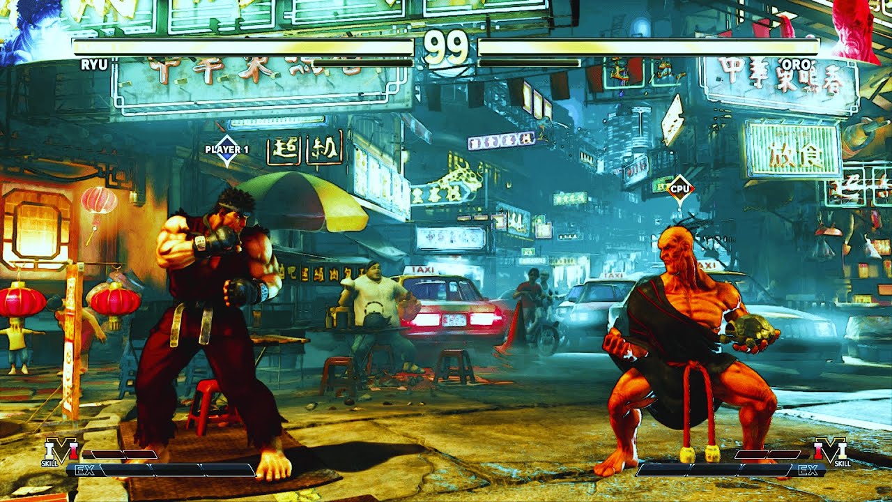 Ryu vs Oro (Hardest ) Street Fighter V. - YouTube