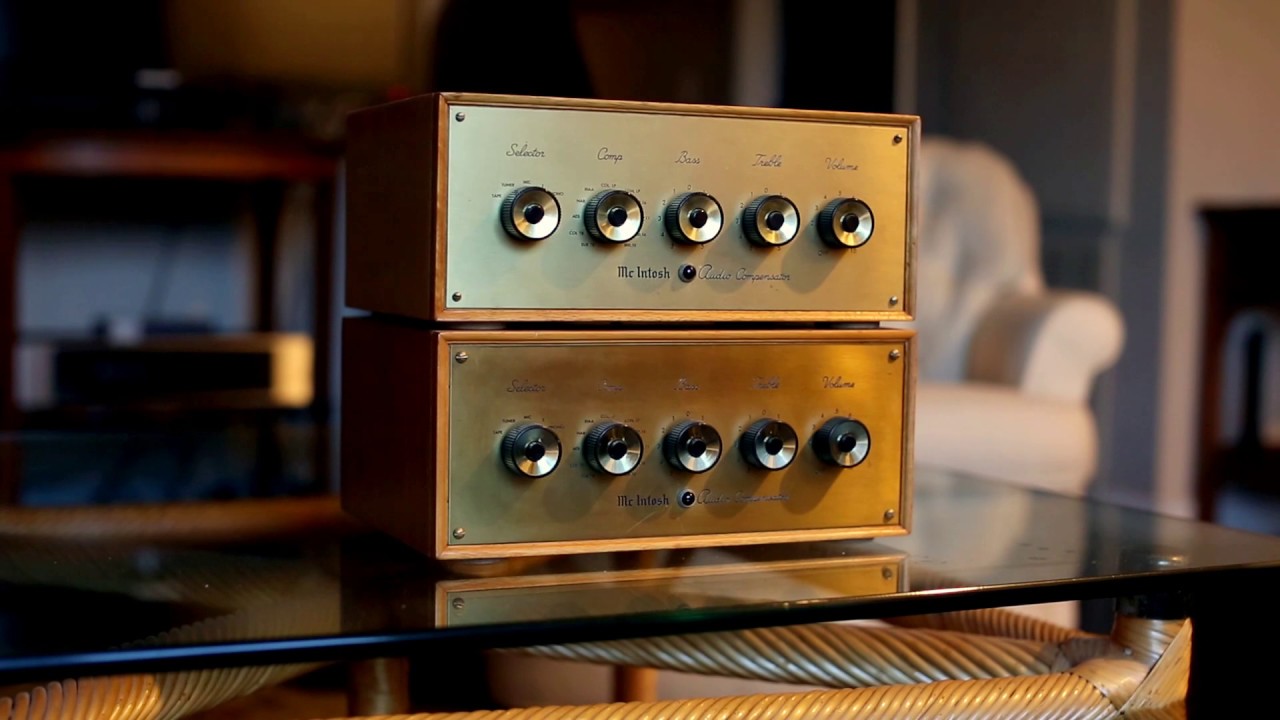 Mcintosh C4 Tube Audio Compensators - YouTube