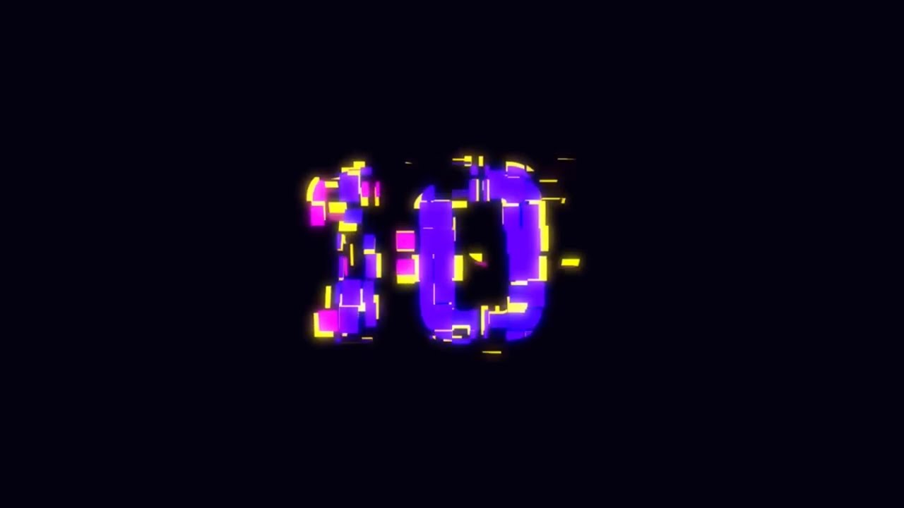 10 Seconds Timer / 10 Seconds Countdown with Clock with Clock Tick and ...