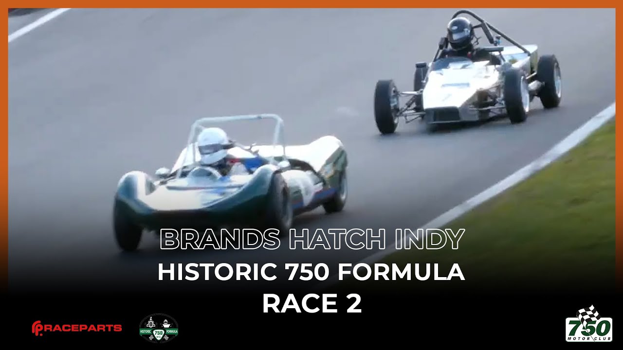Raceparts Historic 750 Formula Series - Brands Hatch Indy 2024 - Race 2 - YouTube