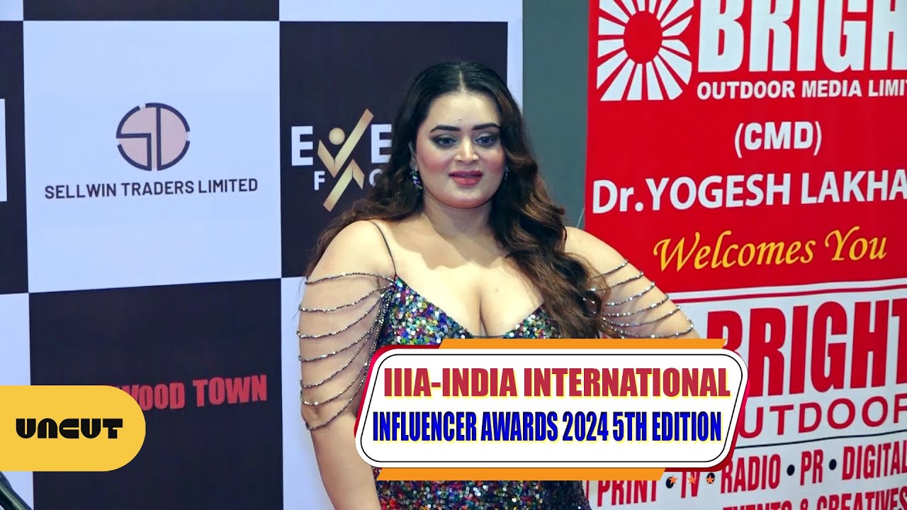 RED CARPET OF IIIA INDIA INTERNATIONAL INFLUENCER AWARDS 2024 5TH ...