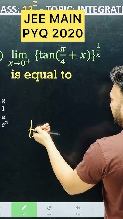 JEE MAIN PYQ 2020 ( 2 sept - shift 2 ) Limits and continuity PYQ 2025 #maths Class12 #JEE2026 ...