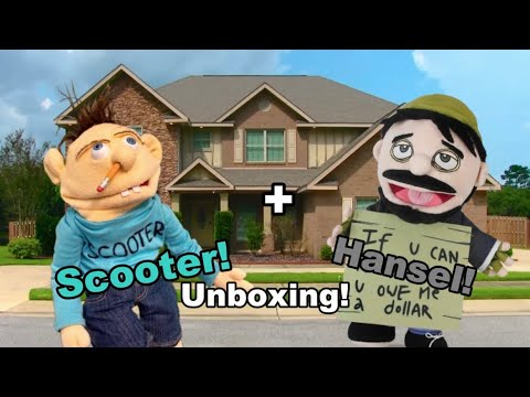 SML merch scooter and Hansel puppet unboxing! - YouTube