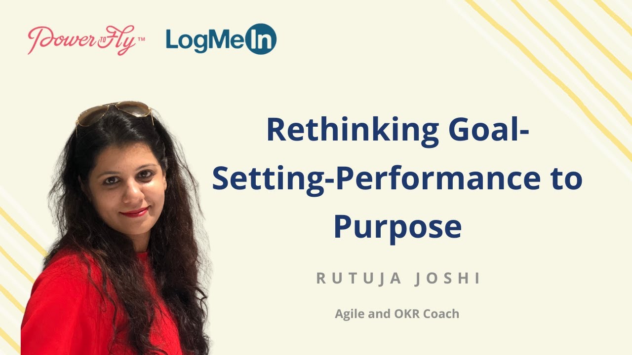 Rethinking Goal-Setting: Performance to Purpose - YouTube