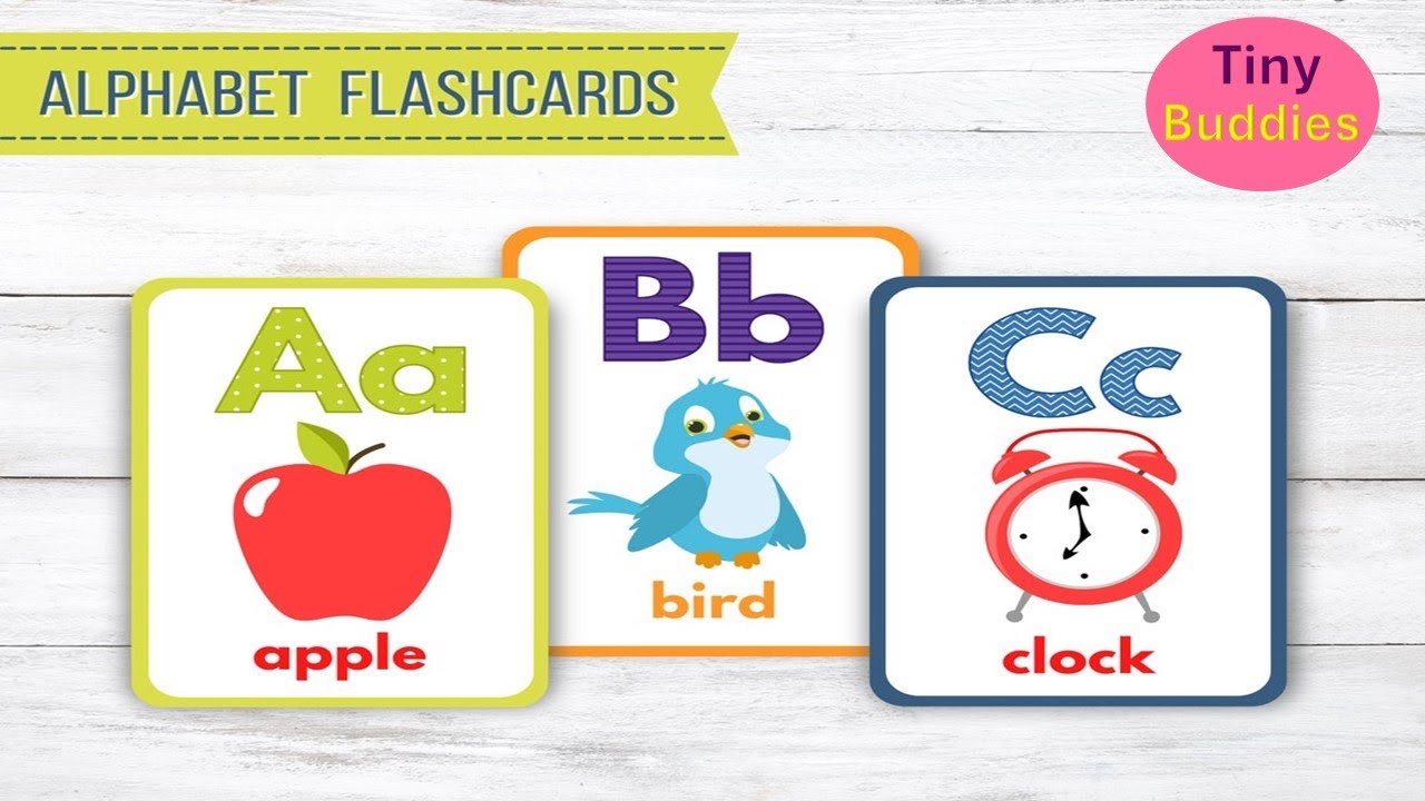 ABC Flashcards for Toddlers | Babies First Words & ABCD Alphabets for ...