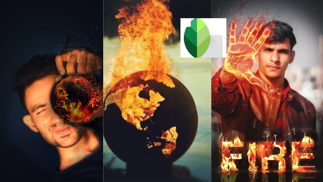 Stylish Fire Mobile Photo Editing | Snapseed Photo Editing Tutorial ...