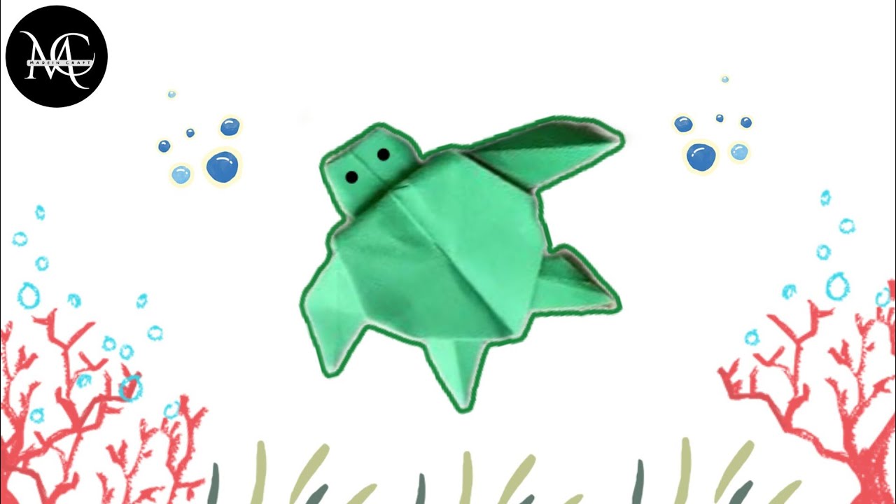 Easy origami turtle / DIY paper turtle - YouTube