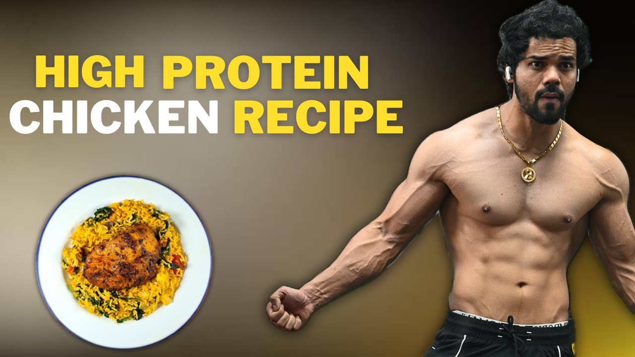 Easy and tasty chicken breast recipe for bodybuilding (must try) - YouTube