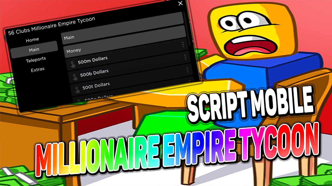 Millionaire Empire Tycoon script mobile – (Money Farm) - YouTube