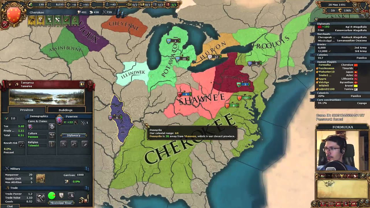 EU4 Multiplayer - Cherokee - 19 - YouTube