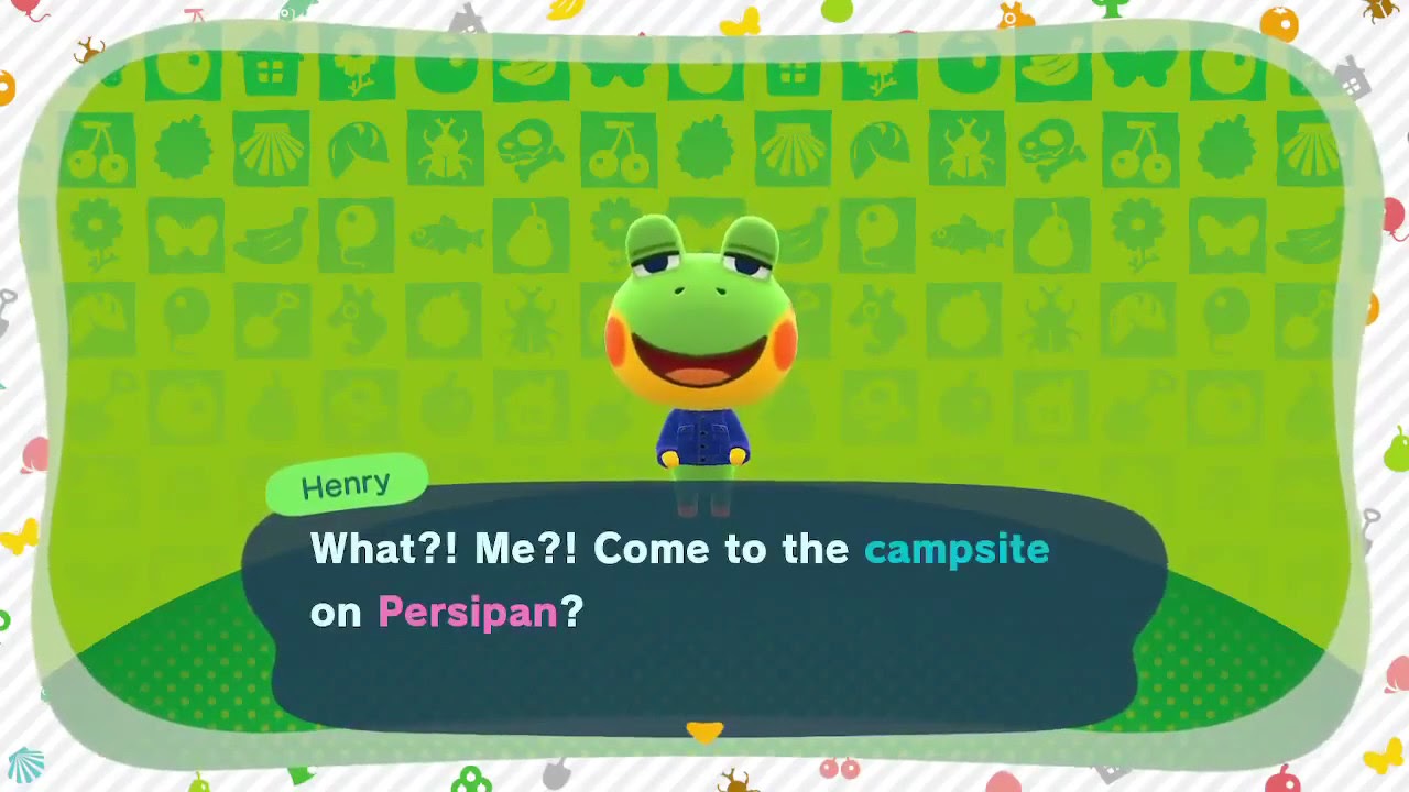 Henry gets paged with his Amiibo card in Animal Crossing: New Horizons ...