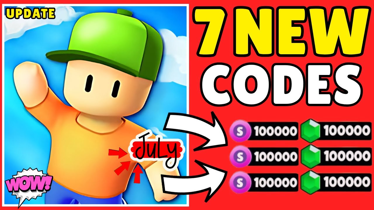 *NEW* ALL WORKING CODES FOR STUMBLE GUYS IN JULY 2025 - STUMBLE GUYS ...