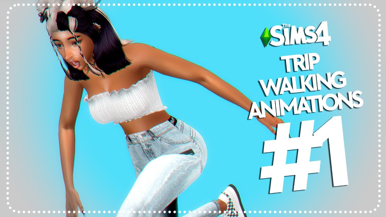 Sims 4 Animation Pack | Trip Walking Animations #1 (FREE ACCESS) - YouTube