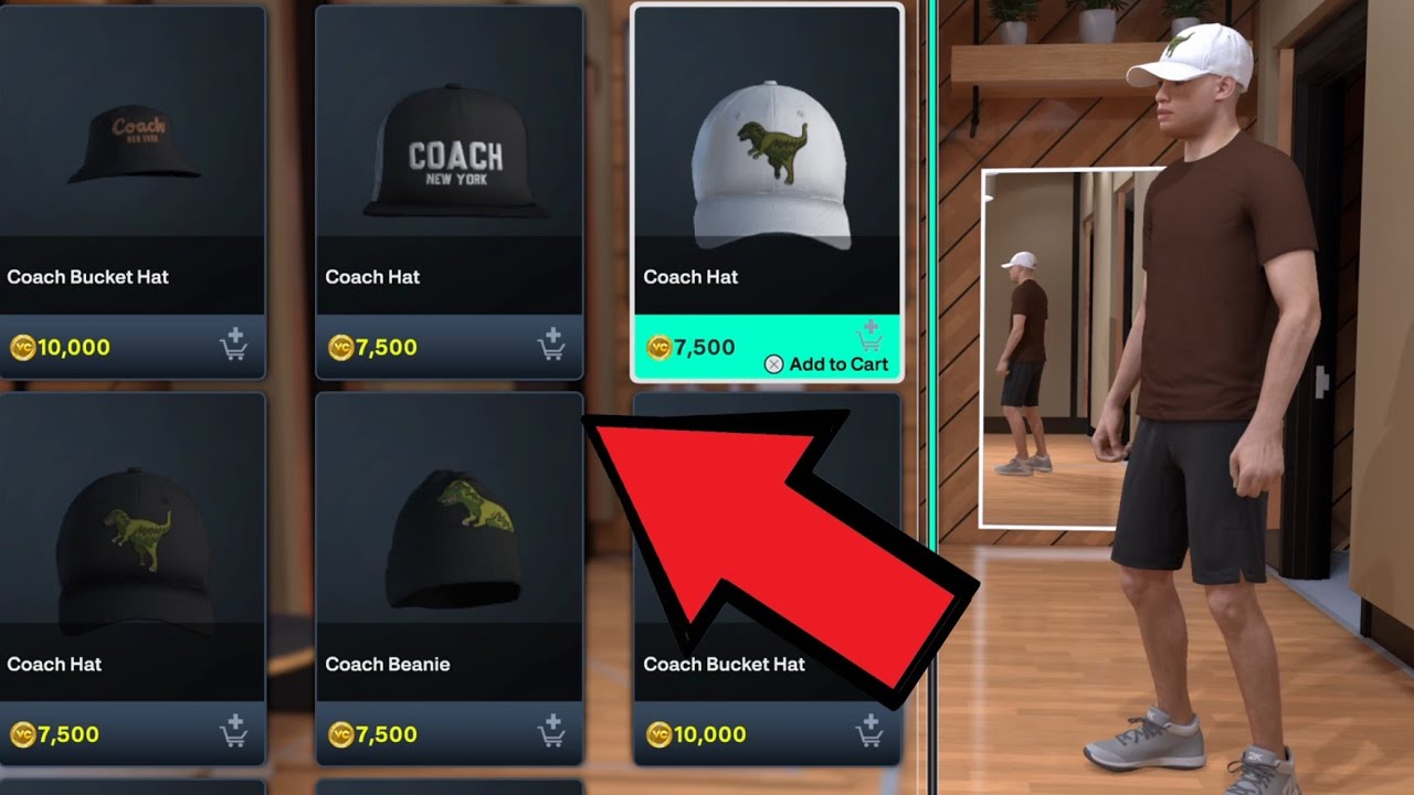 NBA 2K26 Where to buy Hats - YouTube