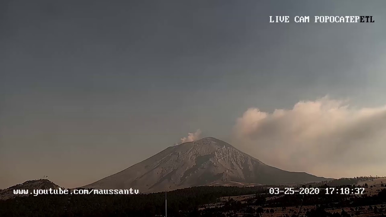 Transmisión en directo de LIVE CAM POPOCATEPETL - YouTube