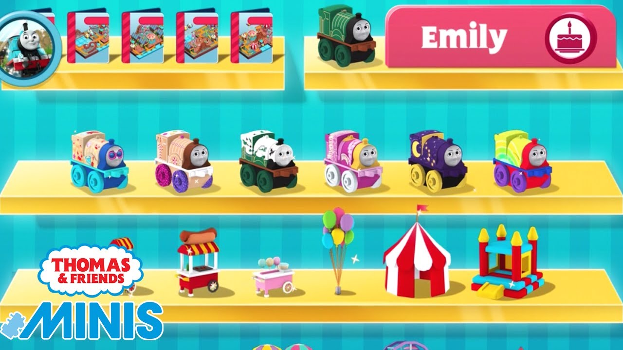 Thomas & Friends Minis - Complete All Emily Engine and Decoration - YouTube