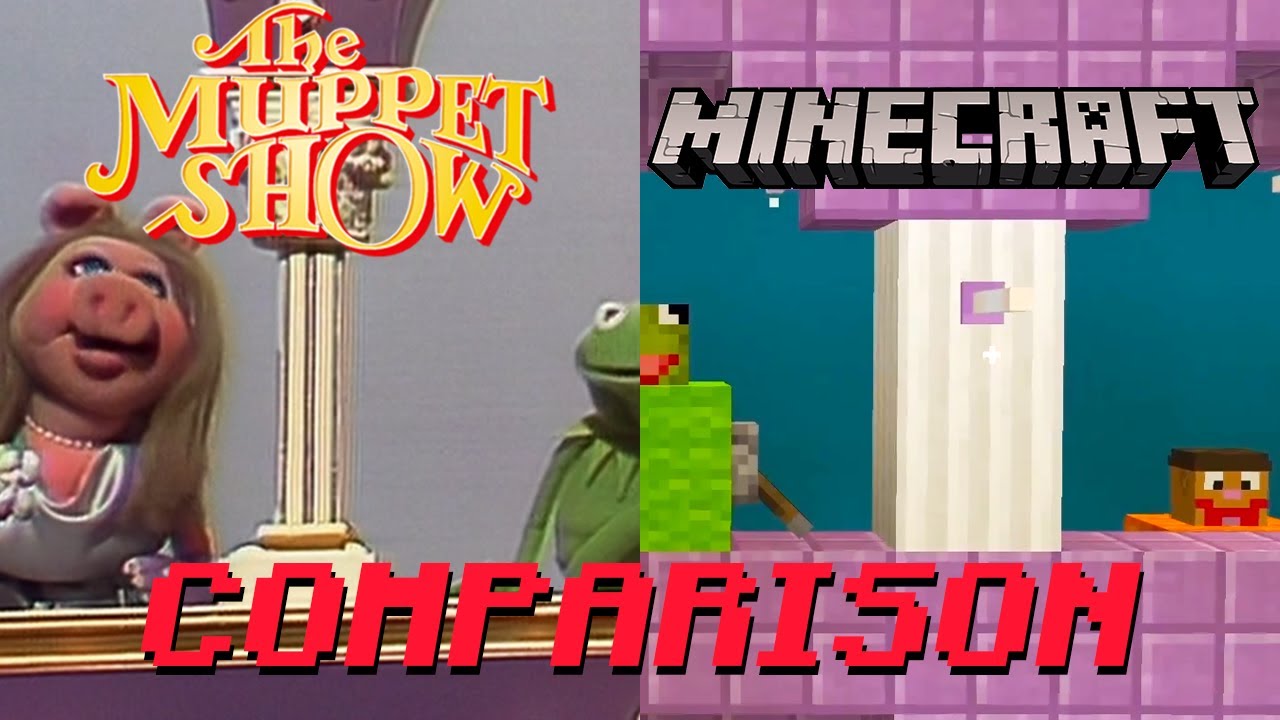 Muppet Show Opening... IN MINECRAFT COMPARISON (Using Only Redstone ...