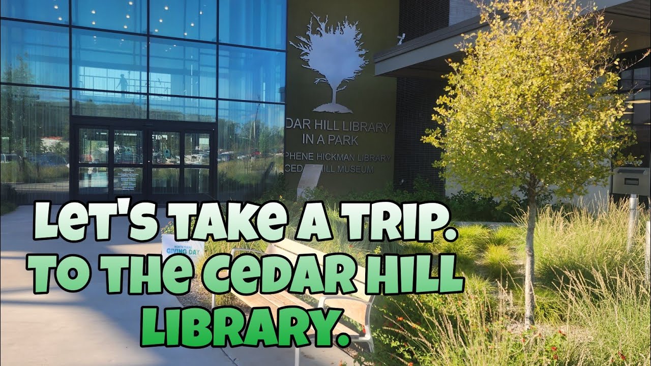 Cedar hill New Library, walk through. - YouTube