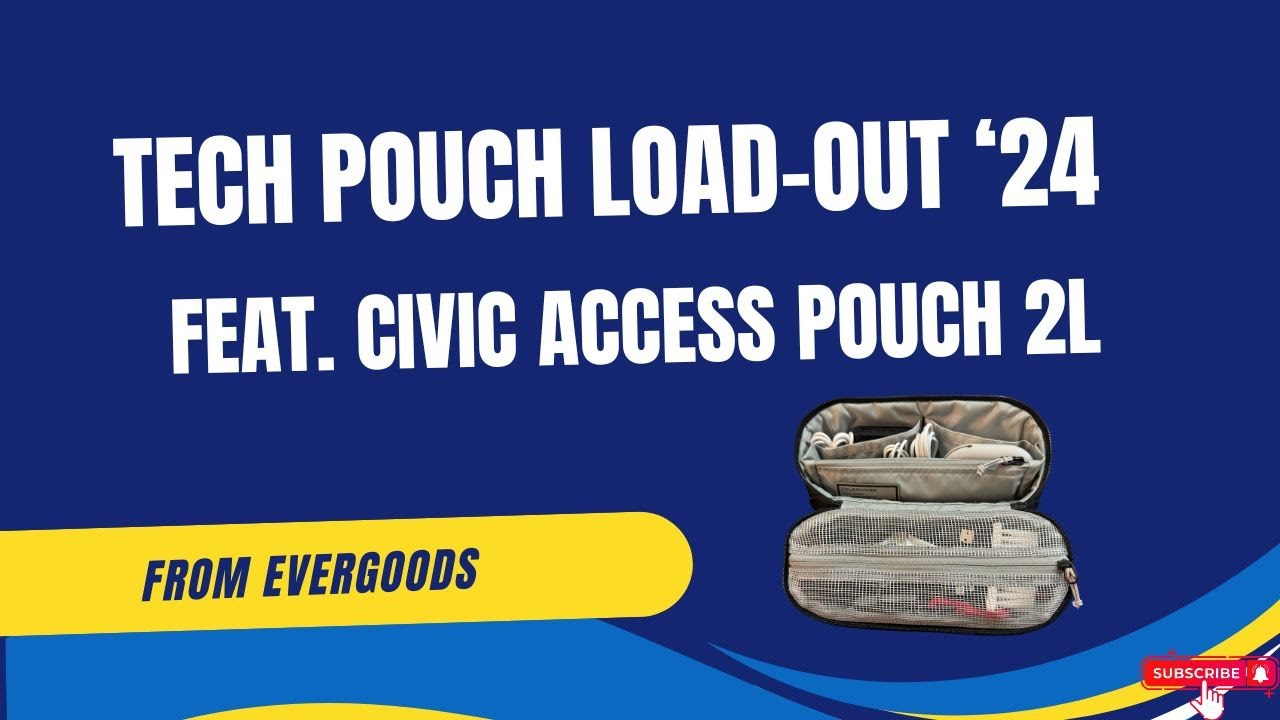 #evergoods Civic Access Pouch 2L - Tech Pouch/ Tech Caddie Load Out ...