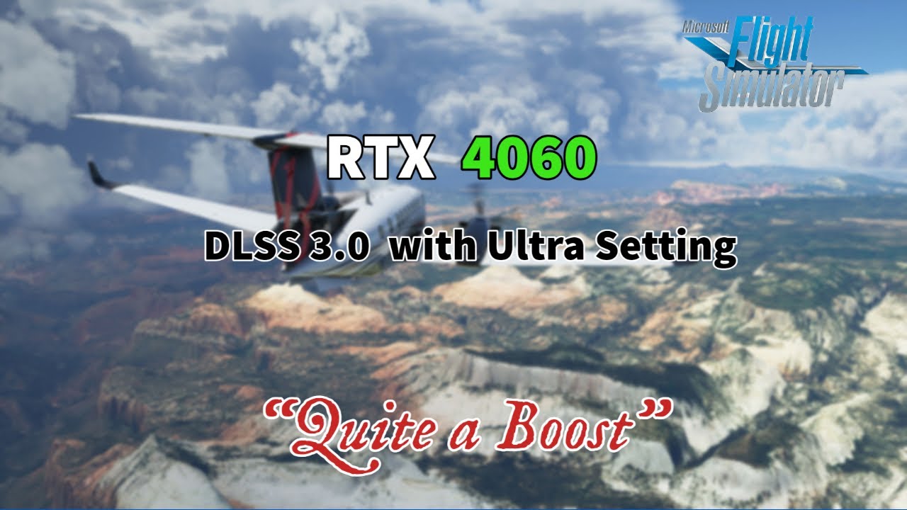 Microsoft Flight Simulator RTX 4060 | Nvidia DLSS 3 Comparison with ...