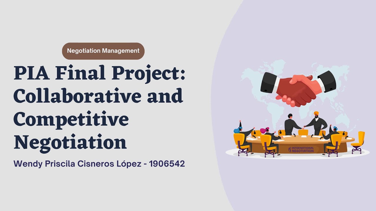PIA Final Project Negotiation Management - YouTube