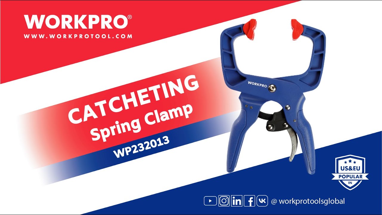 WORKPRO Ratcheting Clamp | Spring Clamp - YouTube