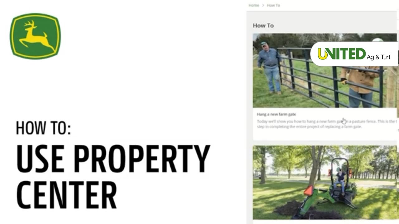 How to Use Property Center - YouTube