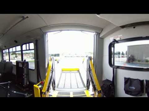 Wheelchair Bus VR 360 Virtual Reality of 2015 Ford E-450 Champion Bus w/ Wheelchair Lift - FDA17355