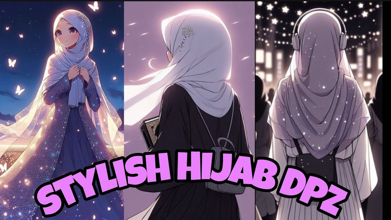 STYLISH HIJAB DPZ COLLECTION 💜| STUNNING HIJAB DPZ 🌸 - YouTube