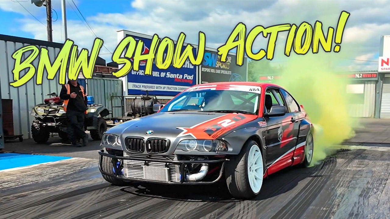 Drag & Drift Action at BMW Show 2024 - YouTube