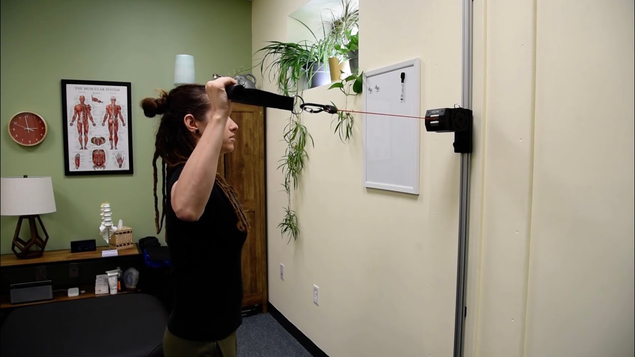Standing Shoulder 90/90 External Rotation with Cable - YouTube
